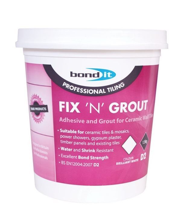 City Plumbing Ltd. Bondit Fix 'N' Grout Tile Adhesive 3.75Kg (1)
